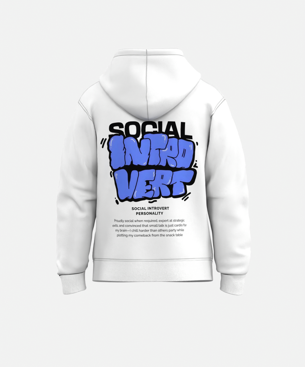 Rogue and Refined Introvert Hoodie