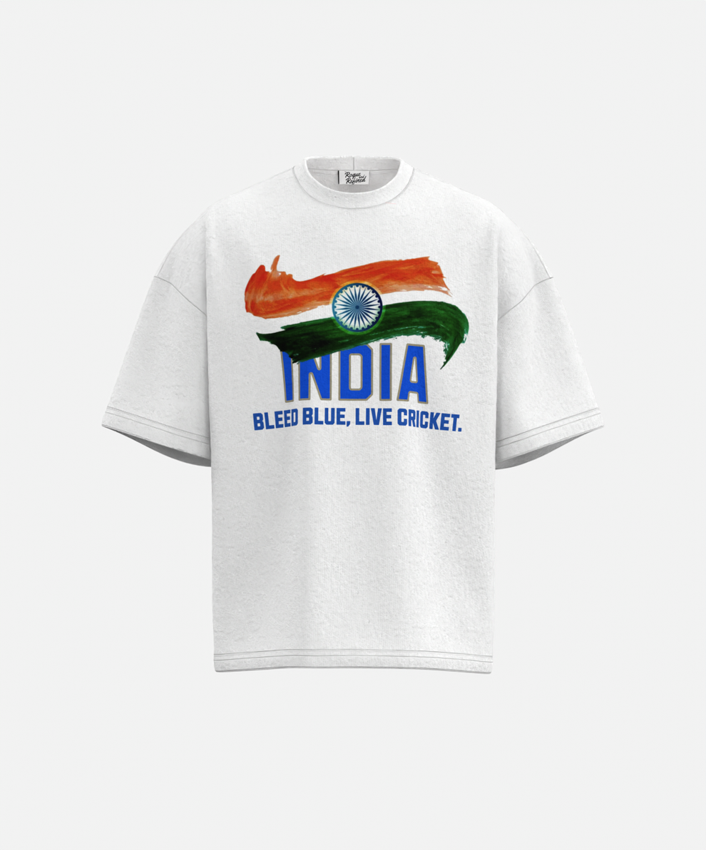 Rogue and Refined Indian Cricket Fan T-Shirt 1